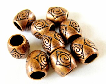 Large Copper Beads | Etsy