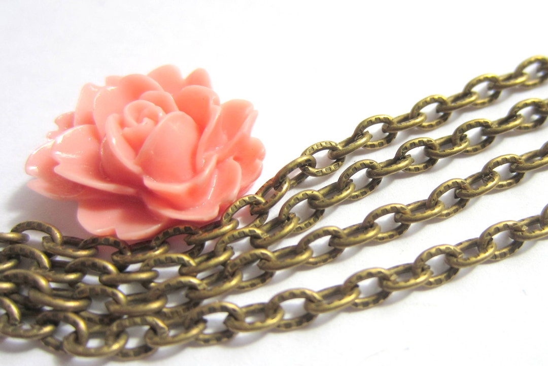 Antique Bronze Oval Link Chain, 3x4mm Iron Jewelry Chain for Necklaces ...
