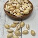 Natural Cowrie Shells, Drilled Shell Beads, Soft White With Yellow ...