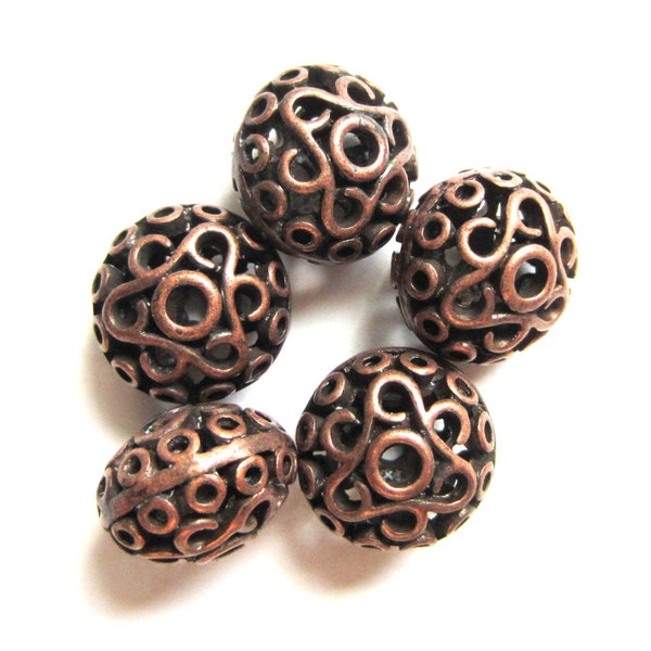 Copper Filigree - Etsy