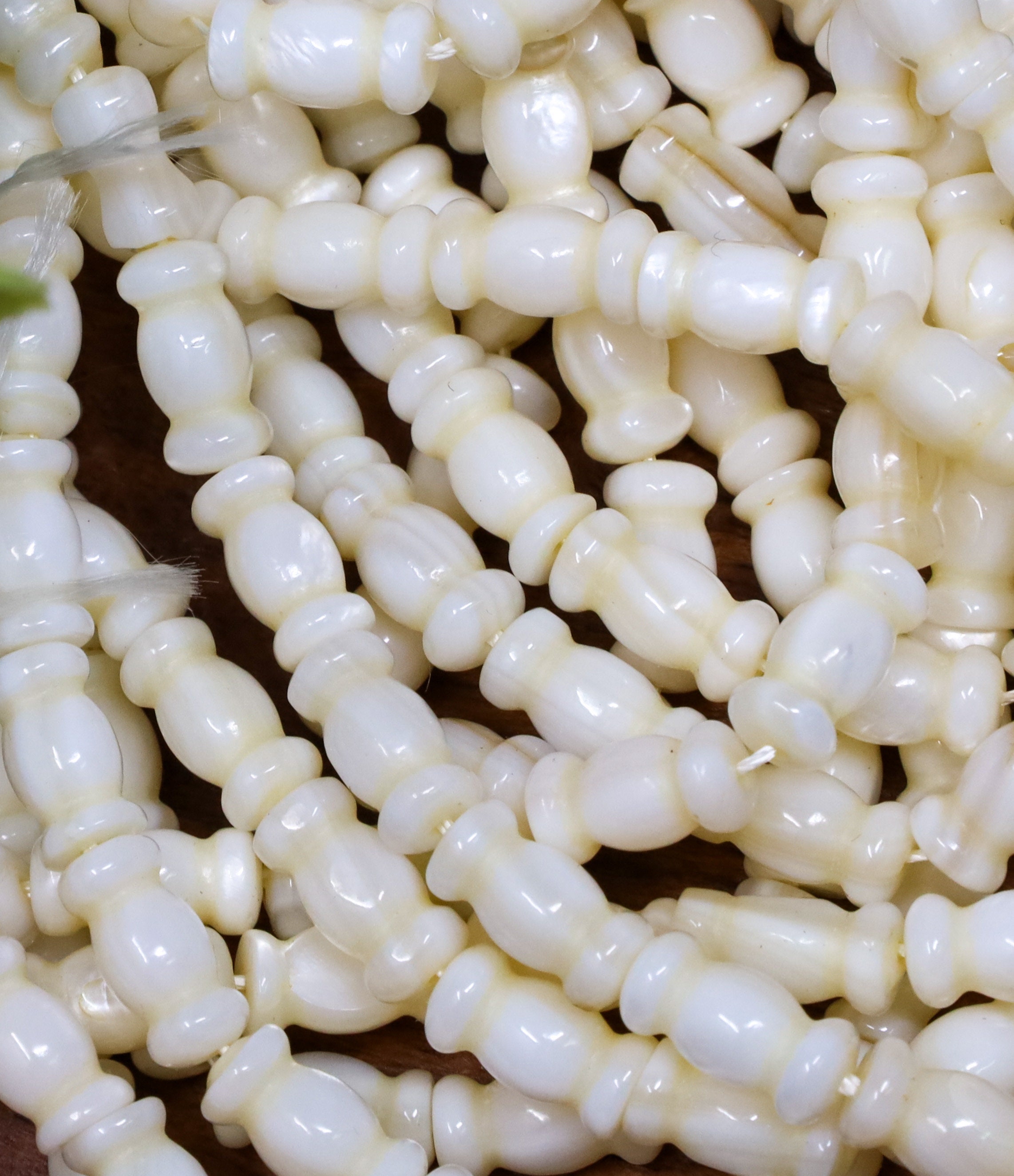 Shaped Shell Tube Beads, Natural Shell Beads, Shell Spacer Beads, Qty ...