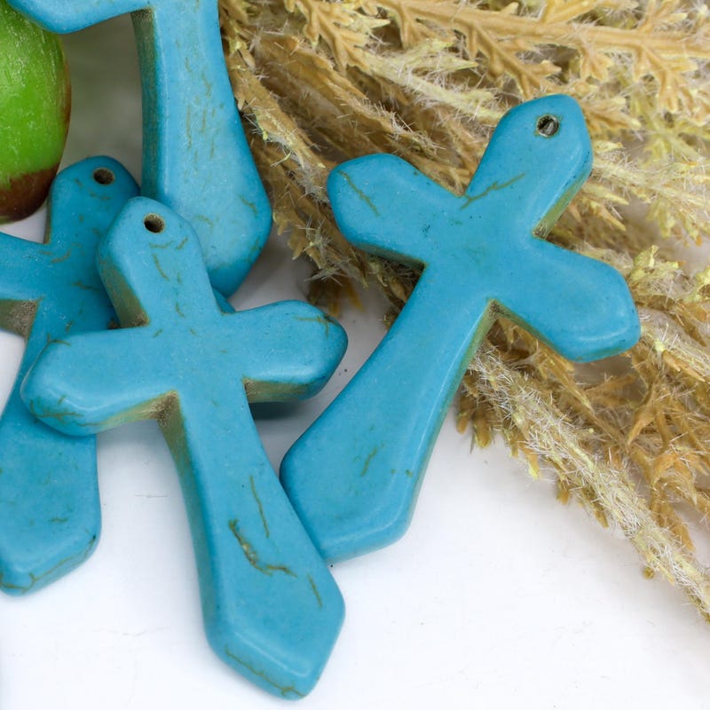 Turquoise Cross - Etsy