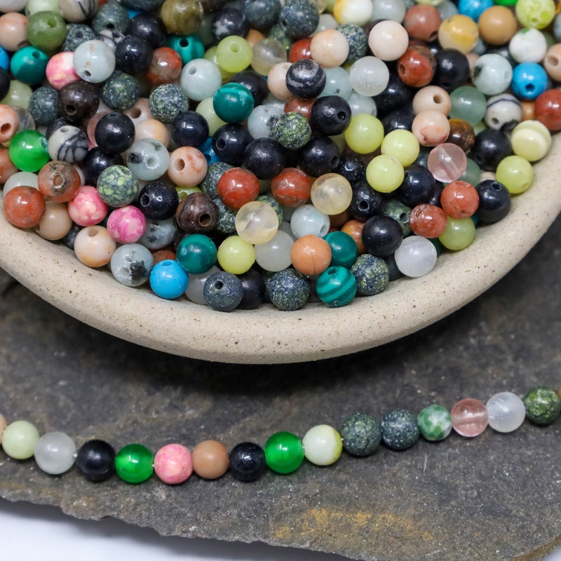 Mixed Gem Stone Bracelet - Etsy