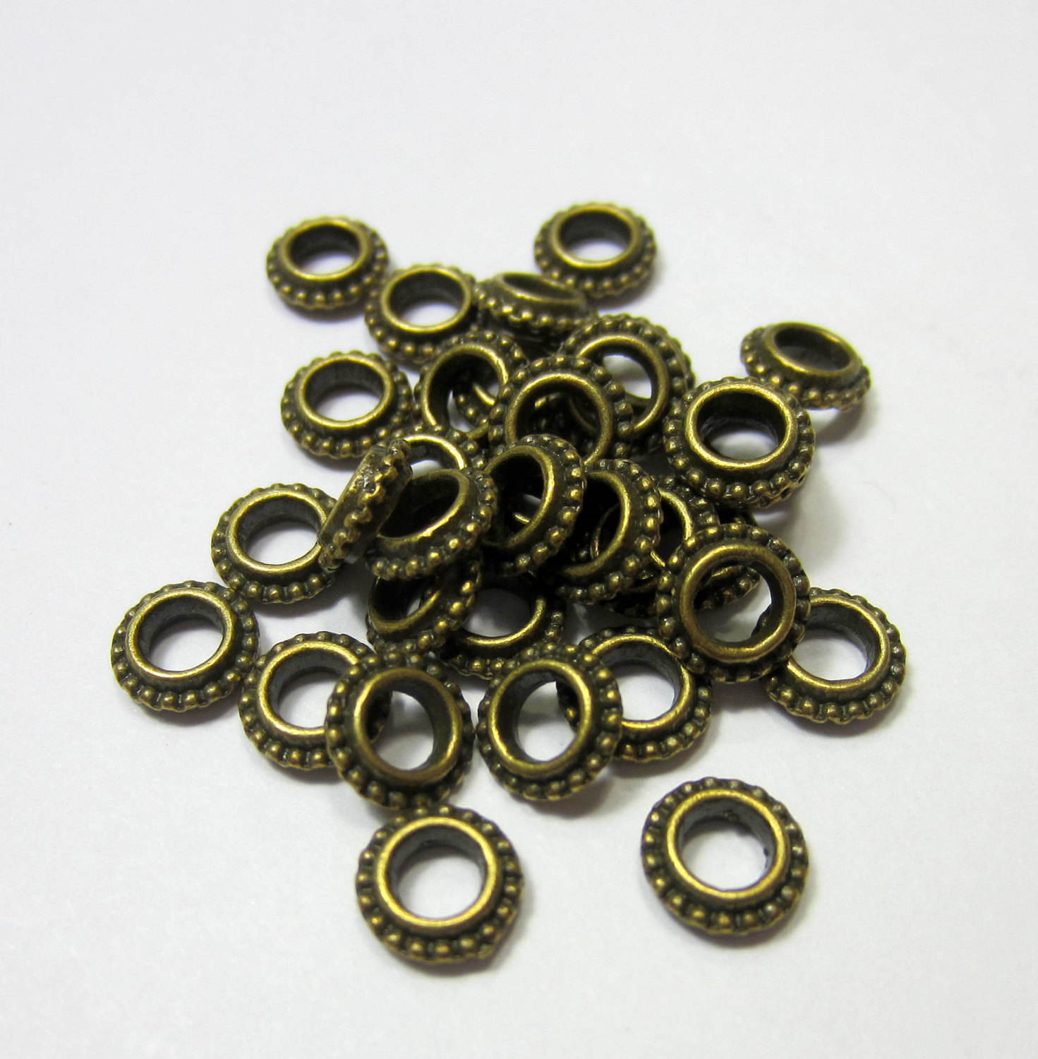 Jewelry Making & Beading Jewelry & Beauty 30 Metal beads antique bronze ...