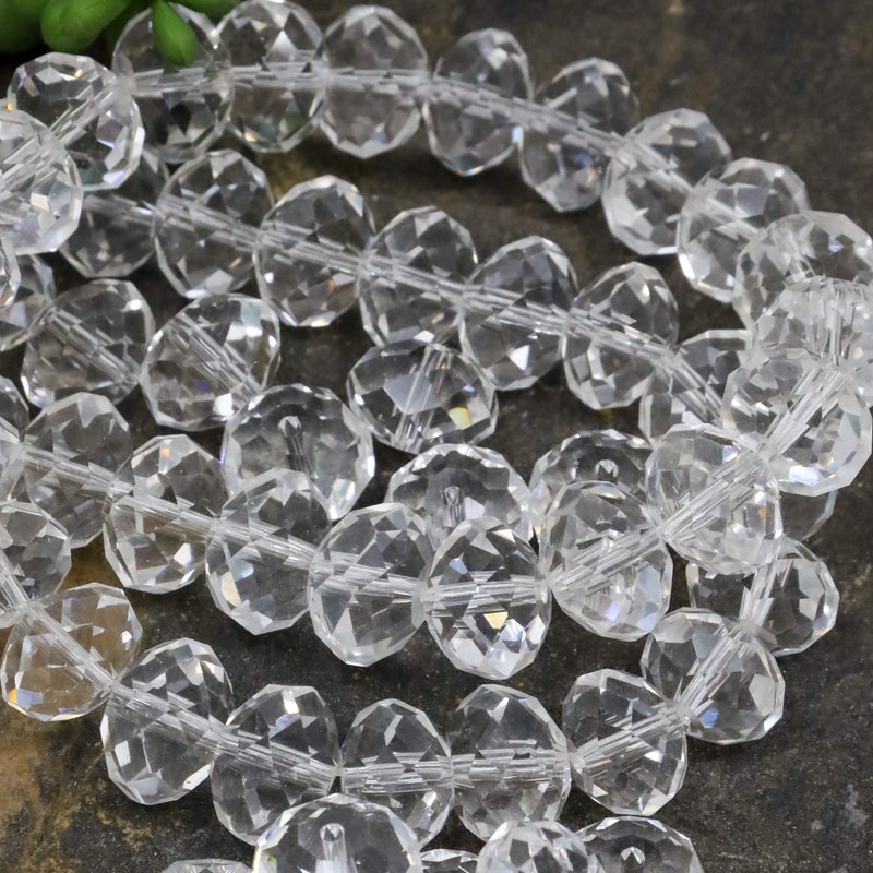 Clear Glass Beads - Etsy