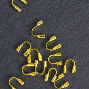 Brass Wire Guardian and Protectors DIY Jewelry Findings Durable Beading ...