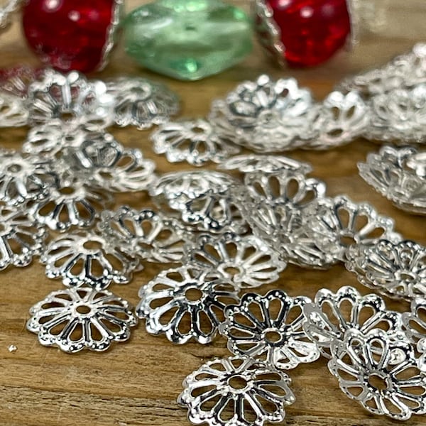 Filigree Bead Caps - Etsy