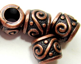 Large Copper Beads | Etsy