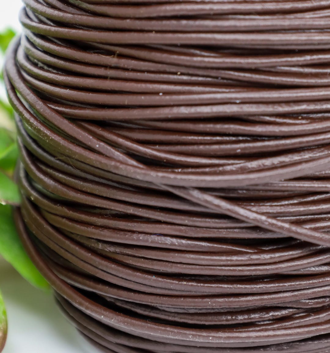 Sienna Cowhide Leather Cord 2mm – Round Leather Cord for Jewelry Making ...