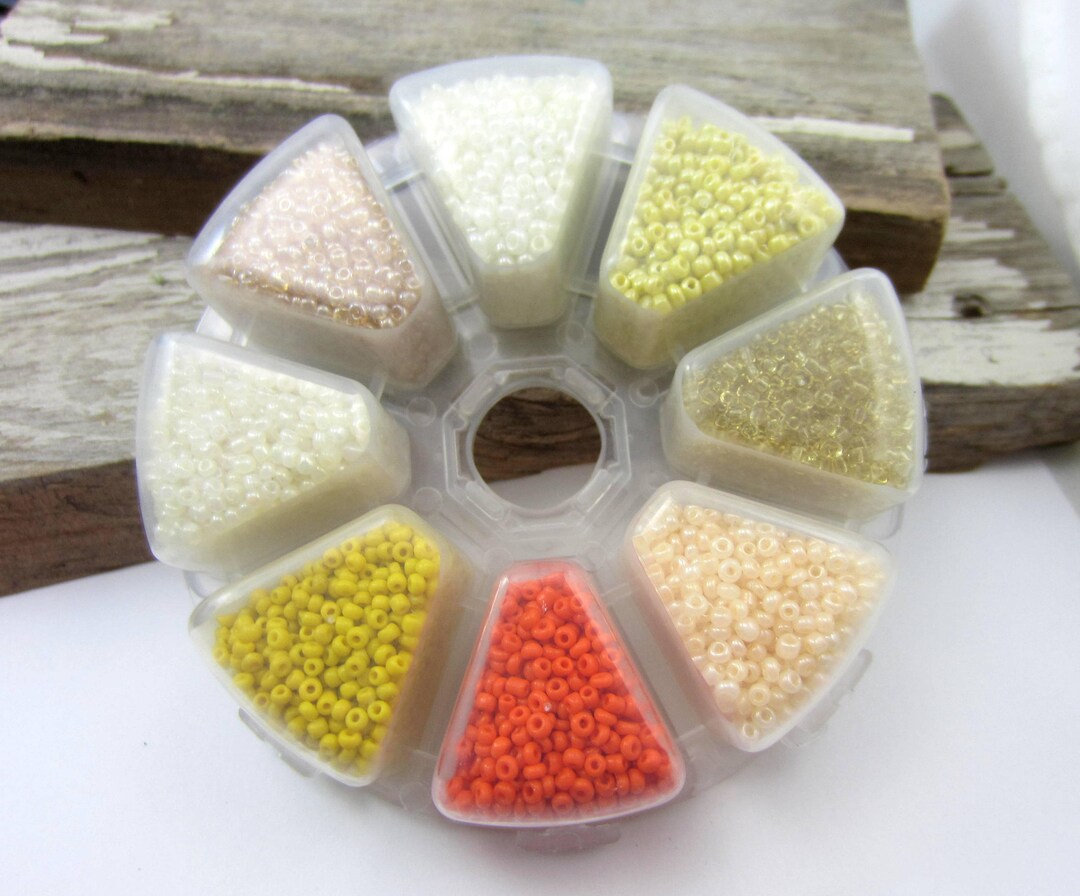 Seed Beads 2mm Assorted Container Beads Glass for Weaving DIY Jewelry ...
