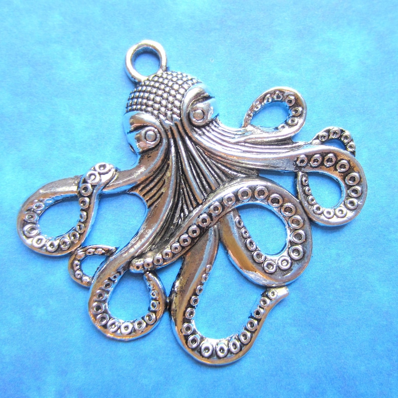 Octopus Charm - Etsy