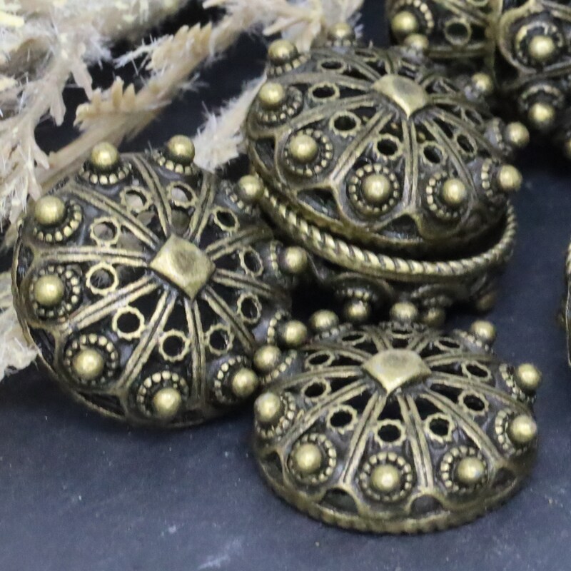 Filigree End Caps - Etsy