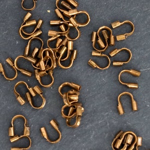Brass Wire Guardian and Protectors DIY Jewelry Findings Durable Beading ...