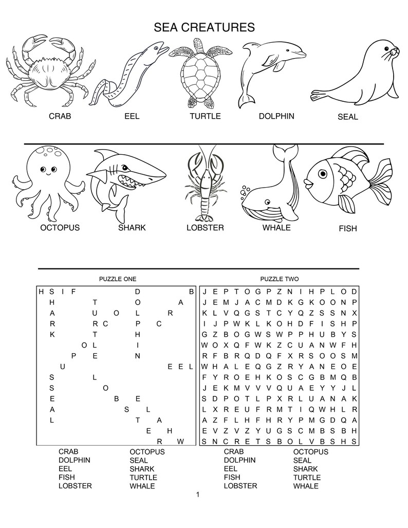 Word Search Puzzles for Kids Printable | ESL Vocabulary Worksheets | No ...