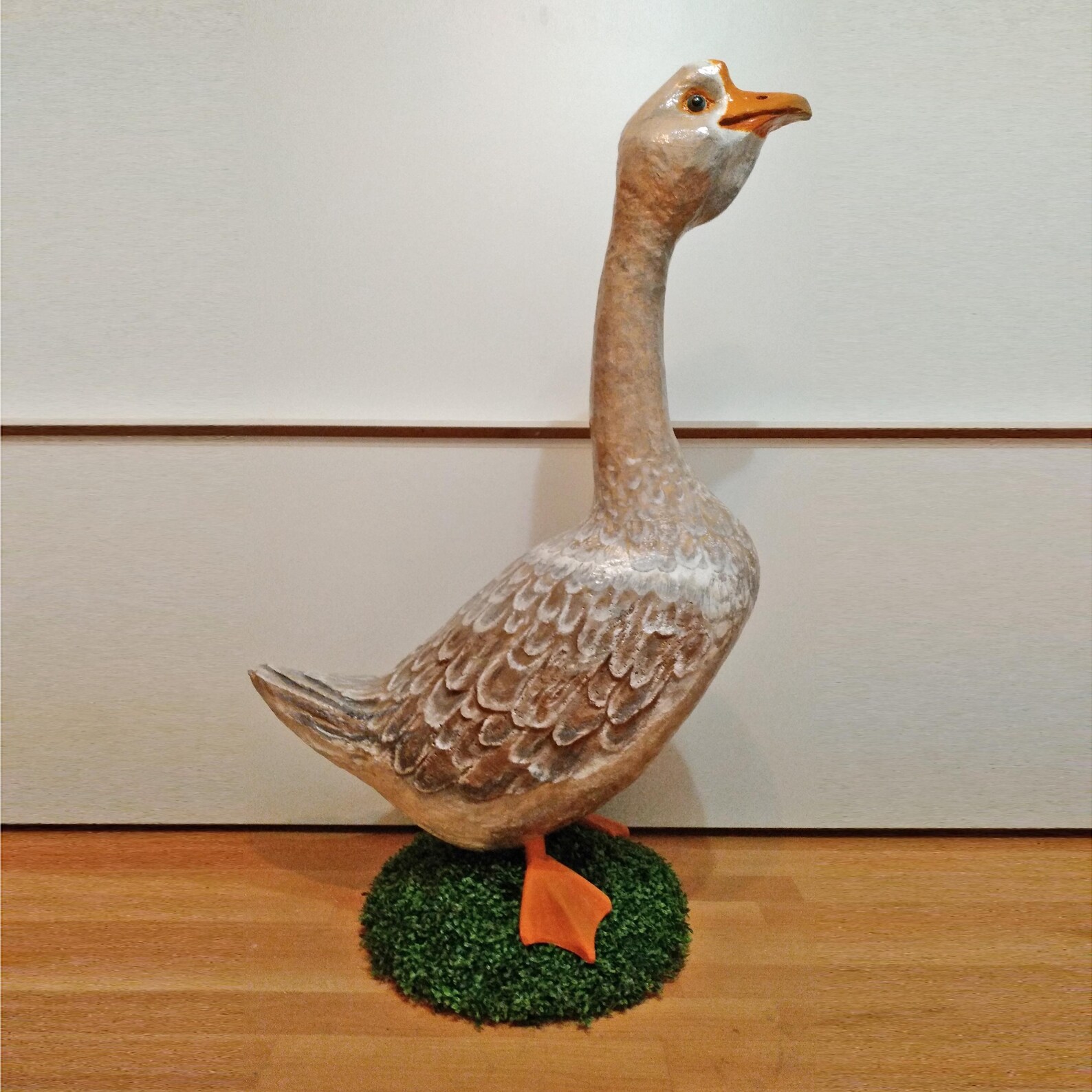 5.25 FT Goose Sculpture – Custom Realistic Oversize Bird Figure ...