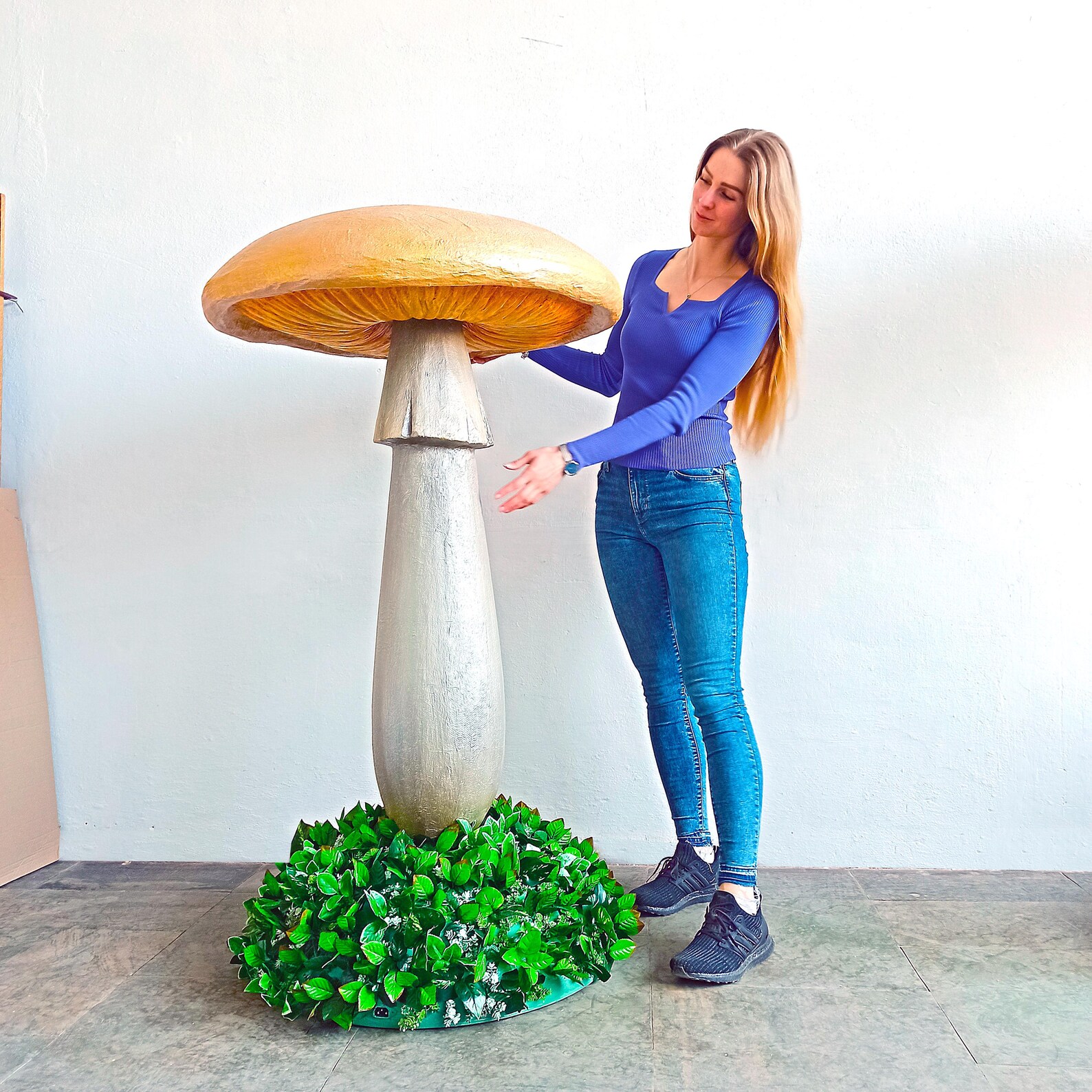 Giant 5 or 6 FT Mushroom Sculpture With Optional Lighting – Oversized ...