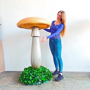 Giant 5 or 6 FT Mushroom Sculpture With Optional Lighting – Oversized ...