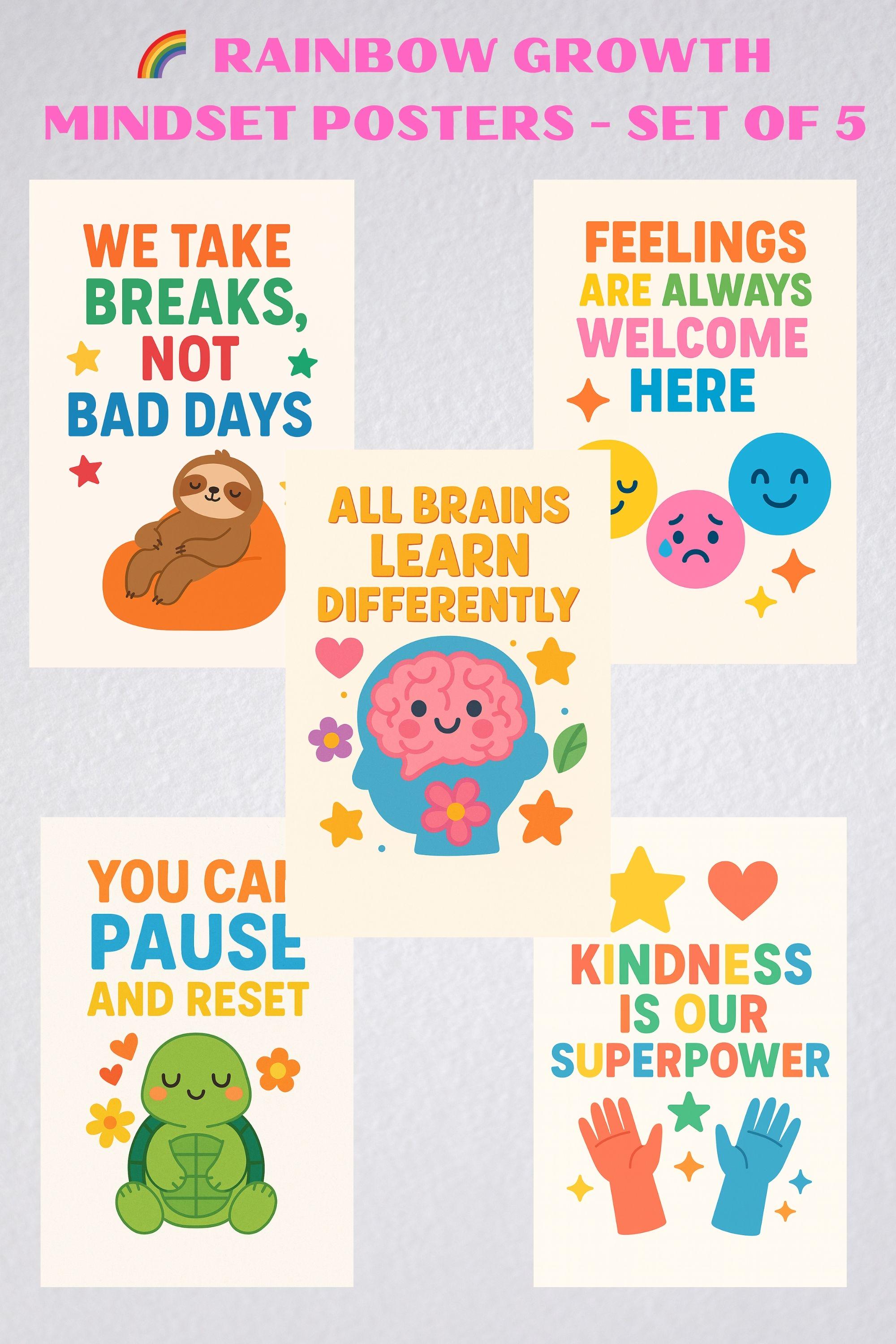 Classroom Posters for Teachers | Feelings, Breaks, Kindness ...