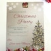 Customizable Christmas Party Invitation, 5x7 Inches, Beautiful Golden ...