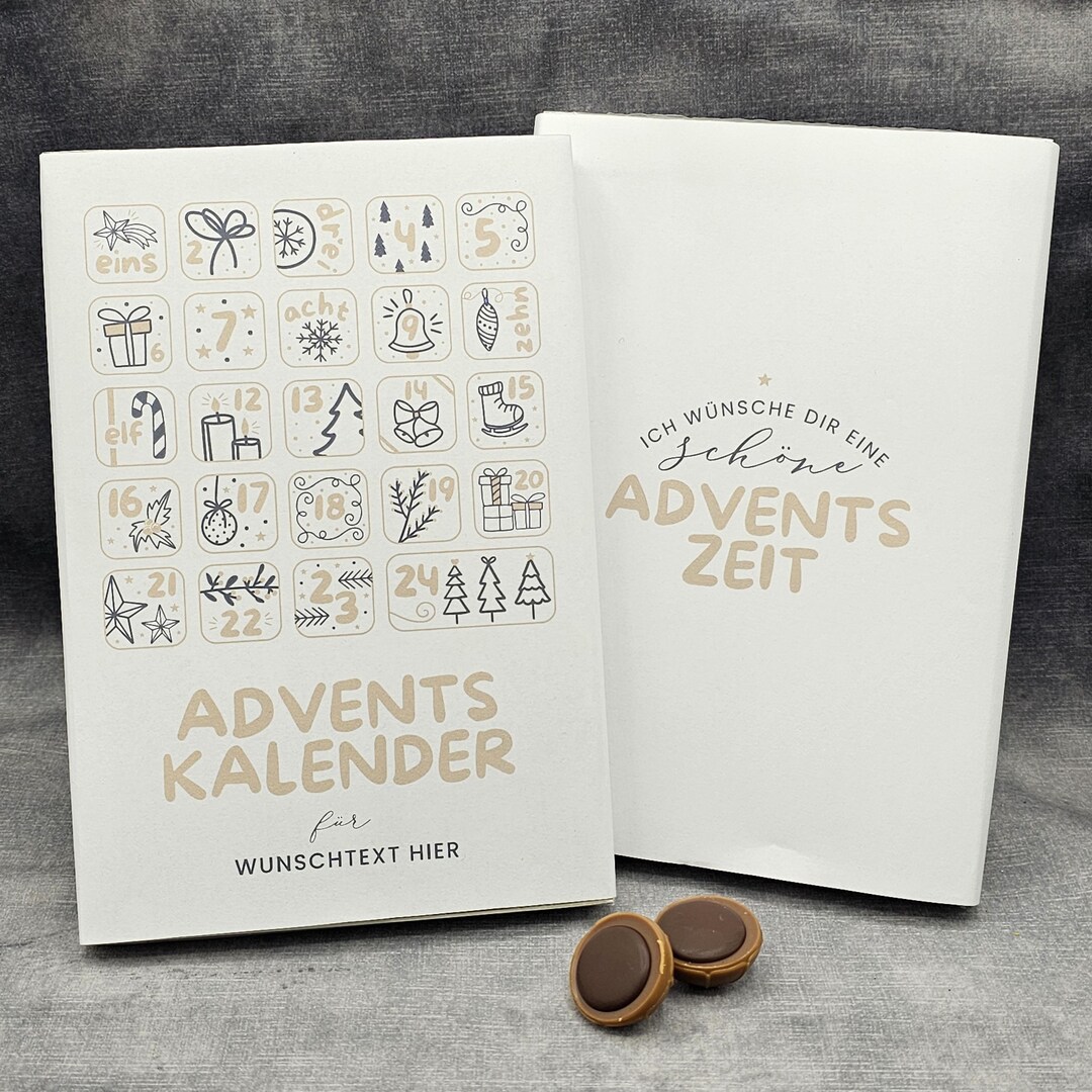 Toffifee Advent Calendar With 24 Sayings, Toffifee Banderole Christmas ...
