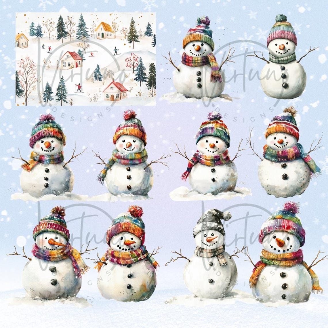Christmas Clip Art Bundle, Christmas Clipart Png Bundle, Clip Art ...