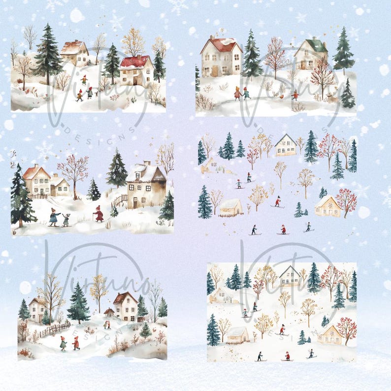 Christmas Clip Art Bundle, Christmas Clipart Png Bundle, Clip Art ...