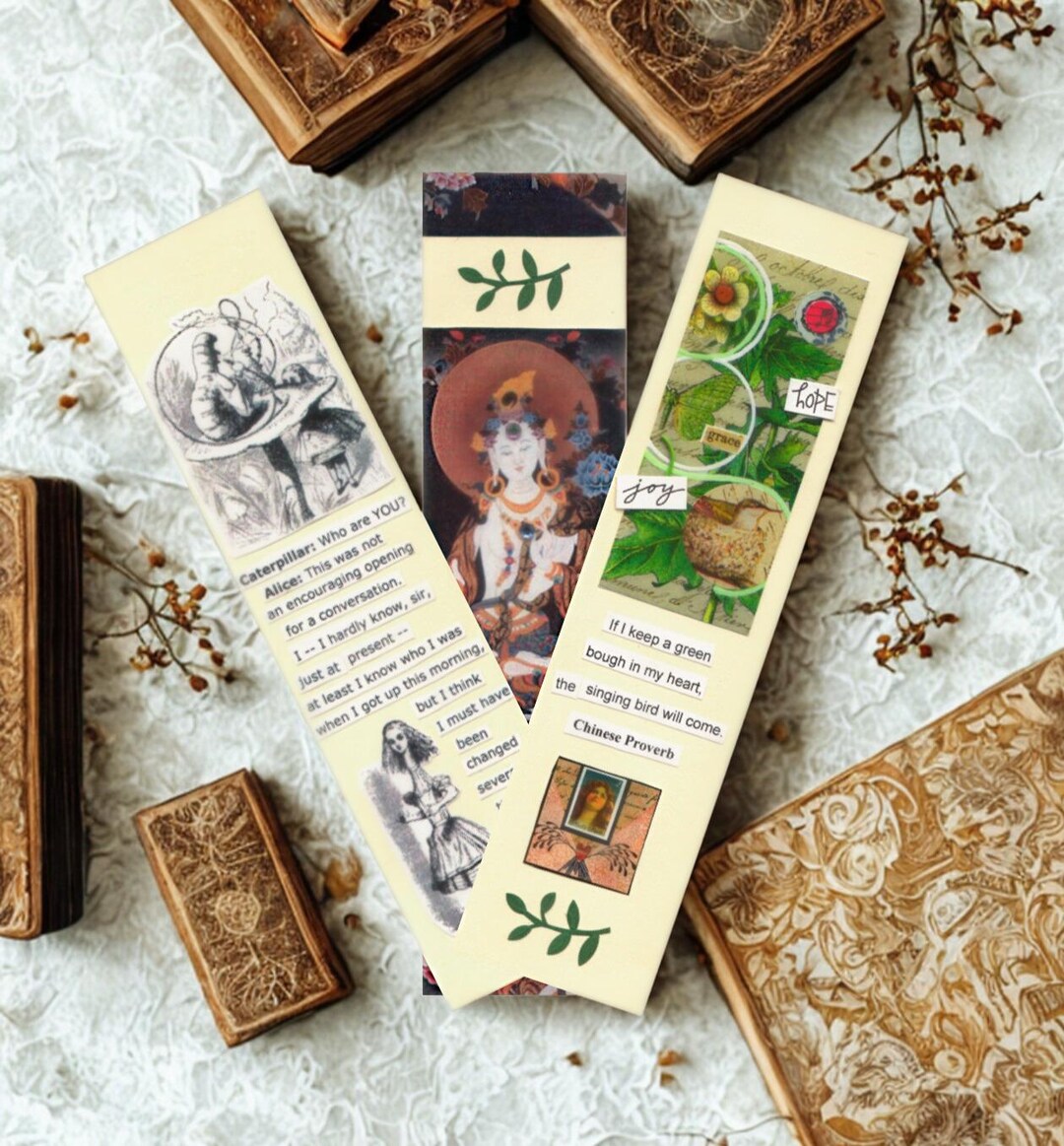 Printable Set of 4 Bookmarks - Digital Download - Etsy