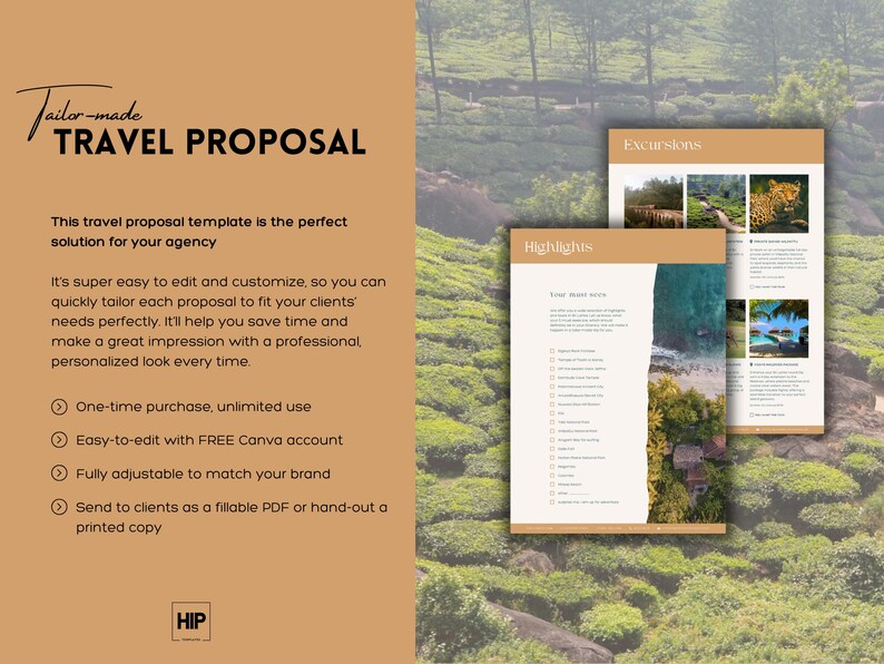 Customizable Travel Proposal Colombo Style - Etsy