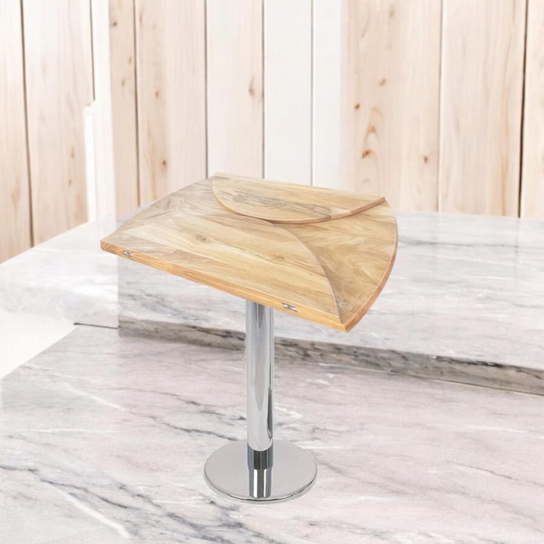 Handcrafted Foldable Oak Wood Table Top, Marine Boat and Caravan Table ...