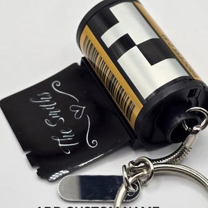 10 Personalized Photos Film Roll Keychain, Custom Photo Film Roll ...