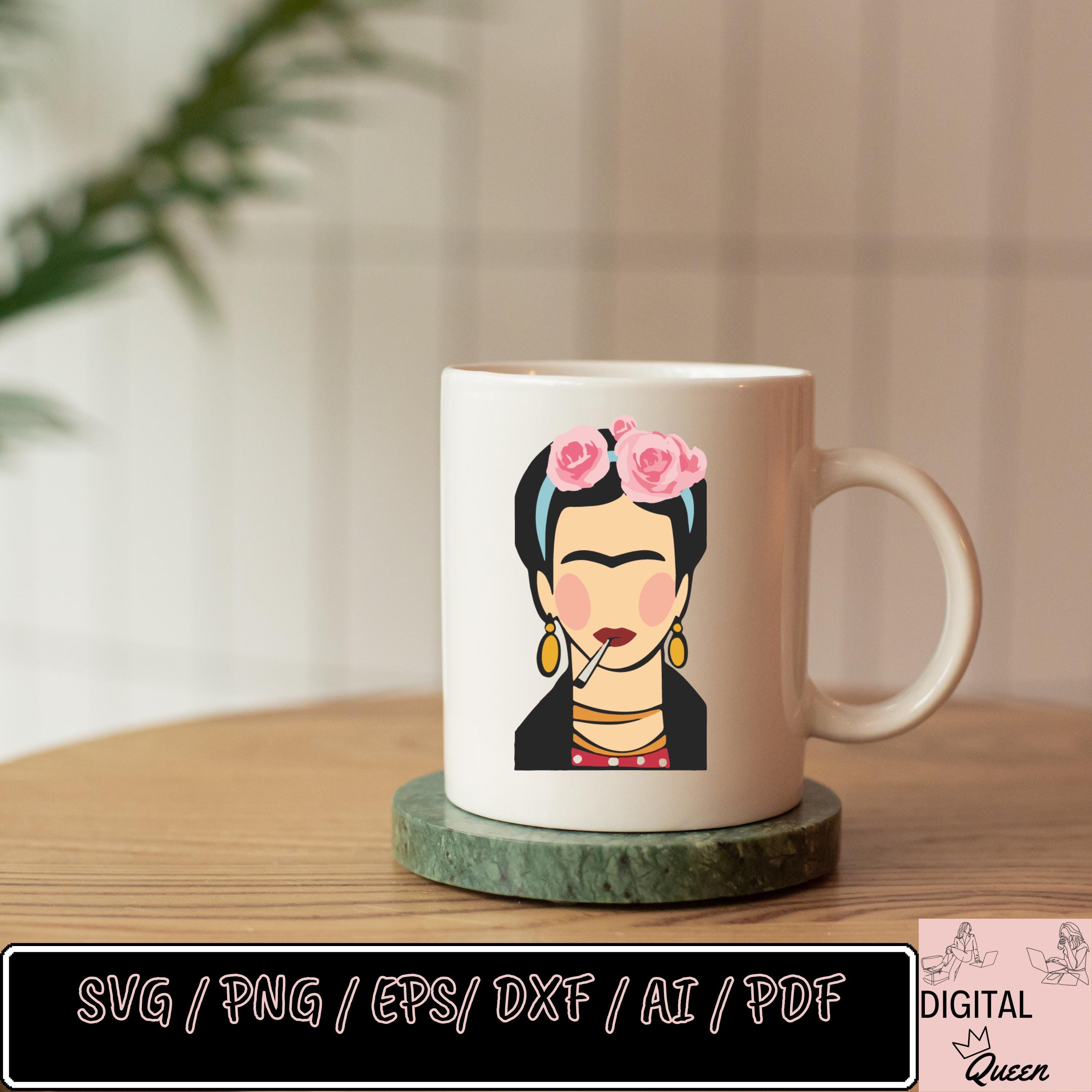 Frida Kahlo SVG Bundle – Cricut Compatible Files, Instant Download ...