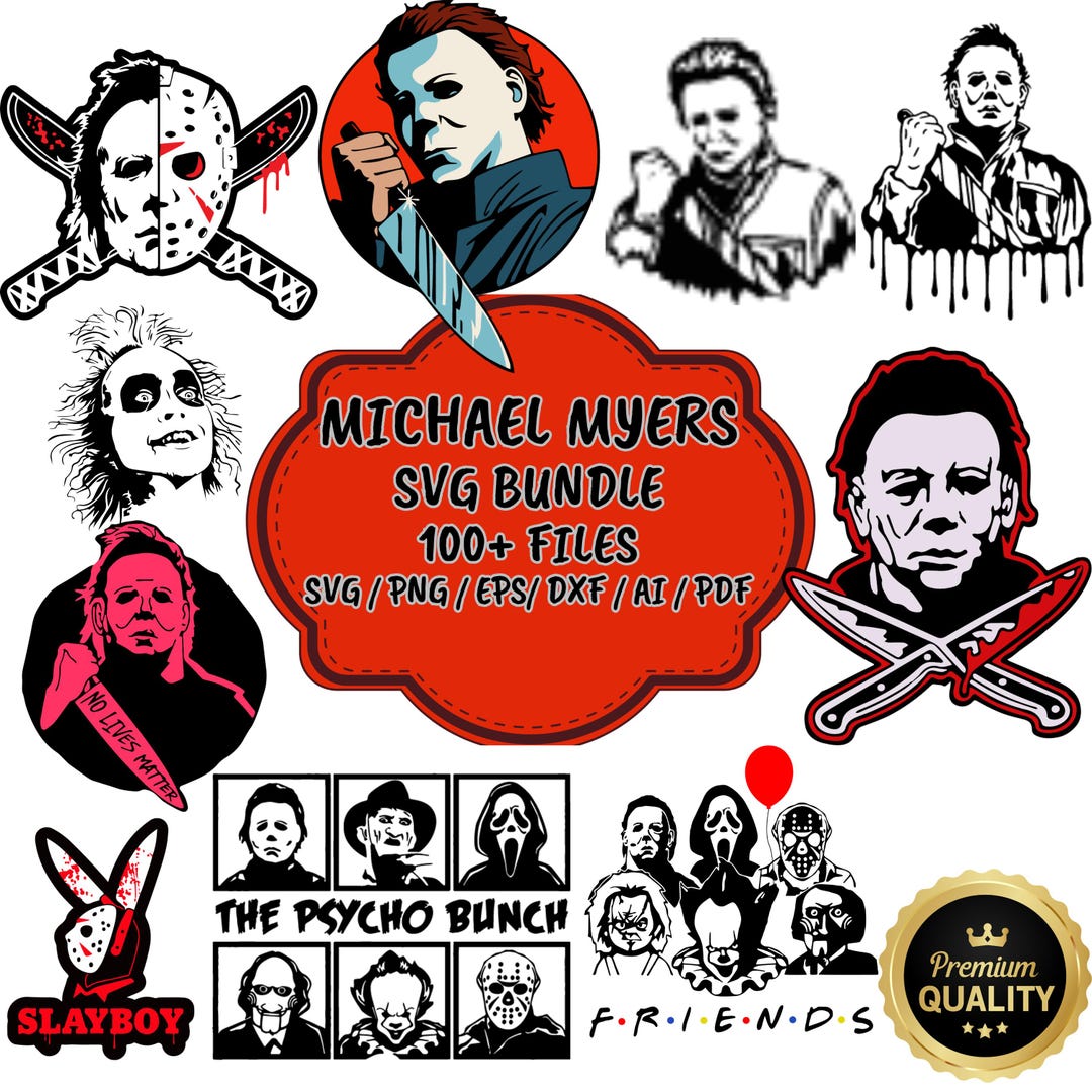 Michael Myers SVG Bundle | Horror Movie Cut Files | Halloween SVG for ...