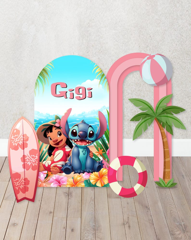 Custom Foam Board Party Backdrop & Props | Personalized Birthday Decor ...