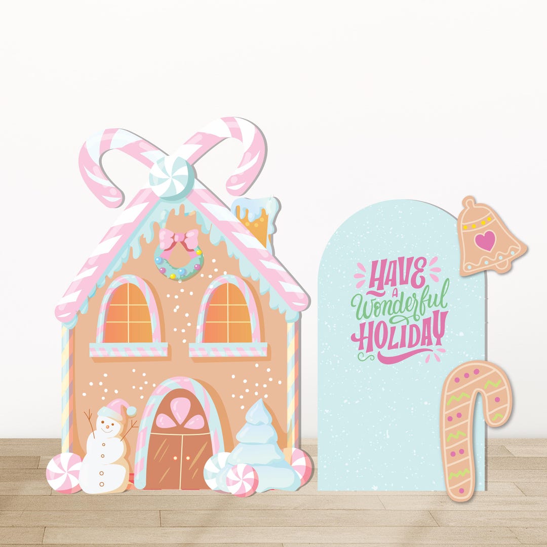 Gingerbread House Characters PROPS Cutouts in Foam Board-coroplast ...