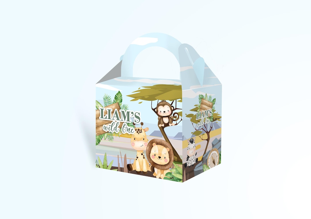 Custom Party Favor Boxes-treat Boxes- Characters Party Themed Boxes ...