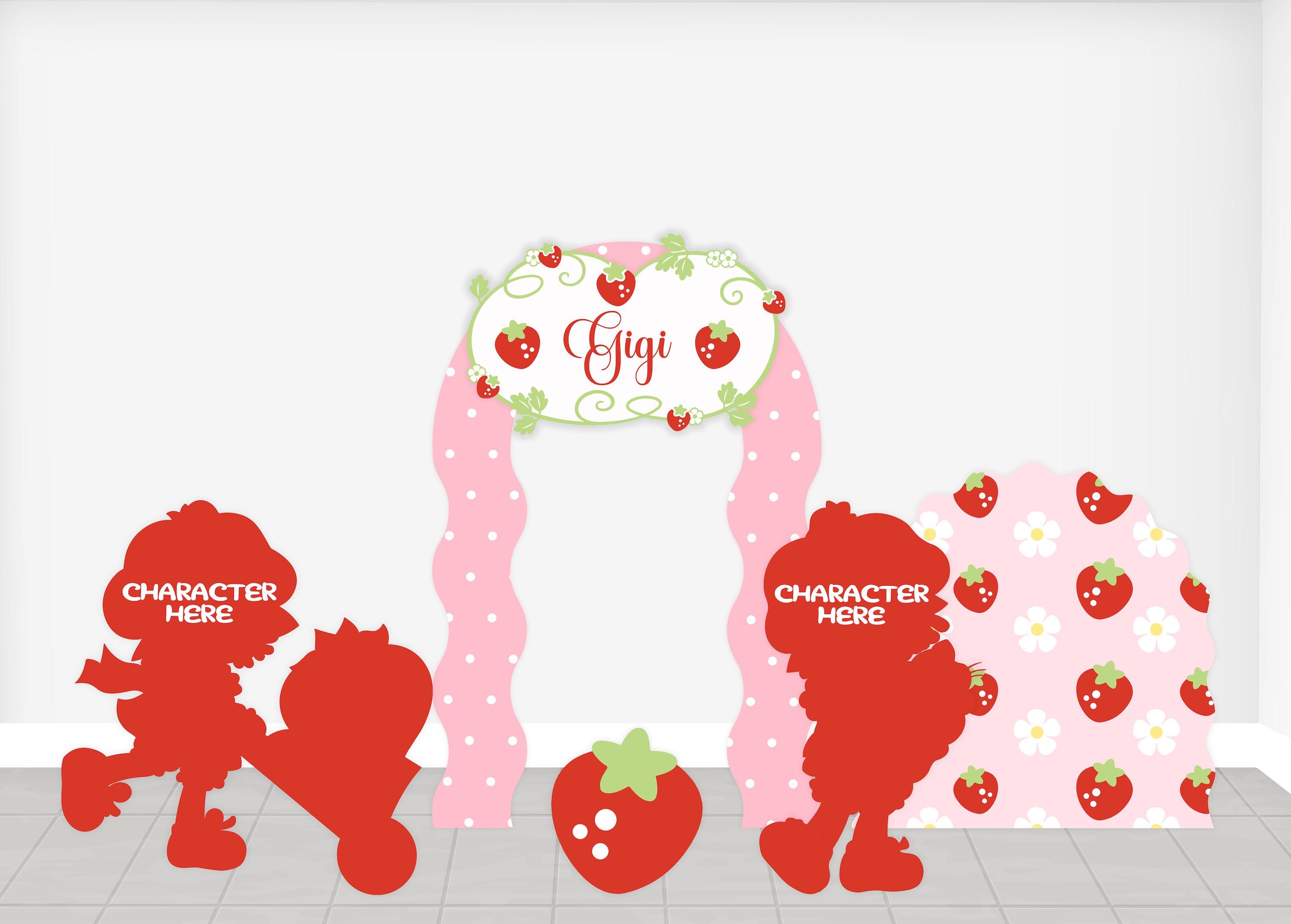 Characters/custom PROPS Cutouts in Foam Board Coroplast, Strawberry ...