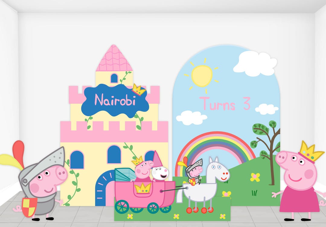 Characters/custom PROPS Cutouts in Foam Board- Coroplast, Pink Pig ...