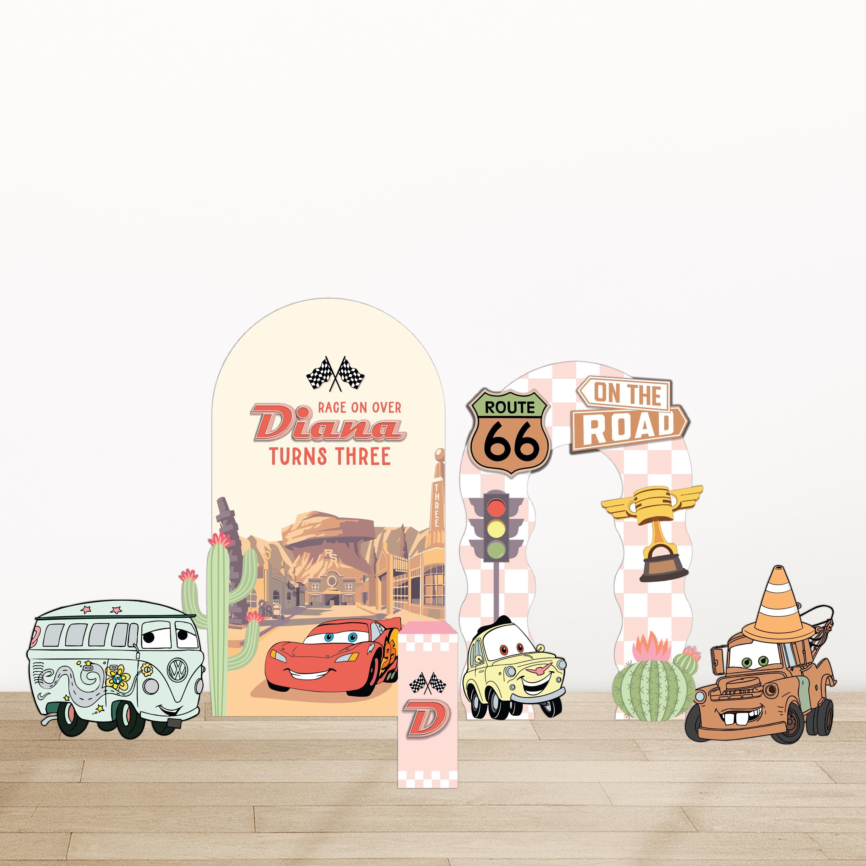 Custom Cars Theme Party Backdrop & Props: Foam Board Cutouts - Etsy