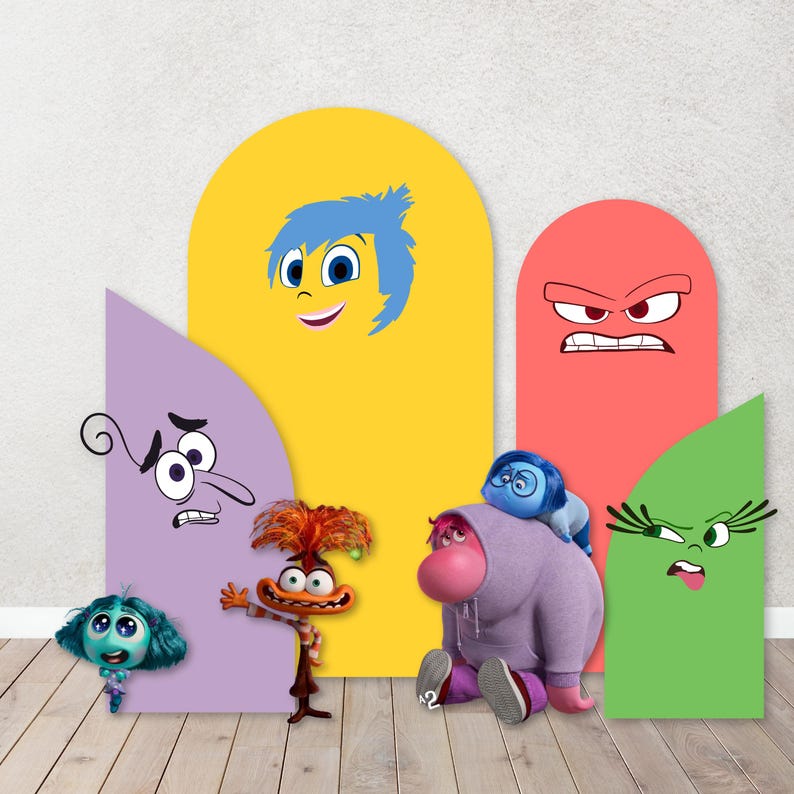 Foam Board Character Cutouts – Inside Out Birthday Party Props - Etsy