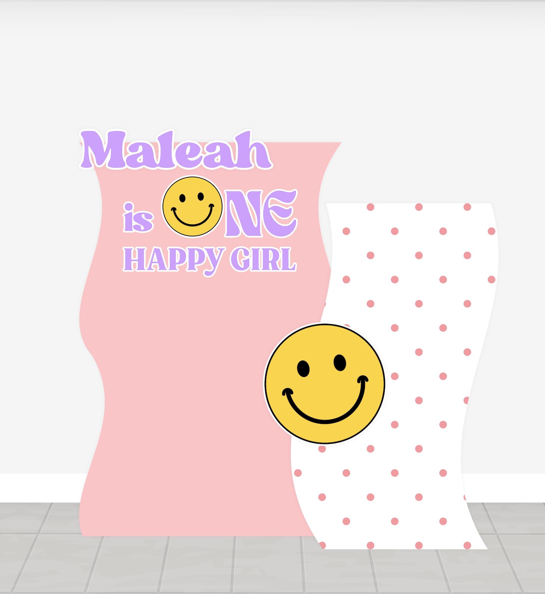 Groovy Birthday Decoration Backdrop. Young Wild and Three Birthday Two ...