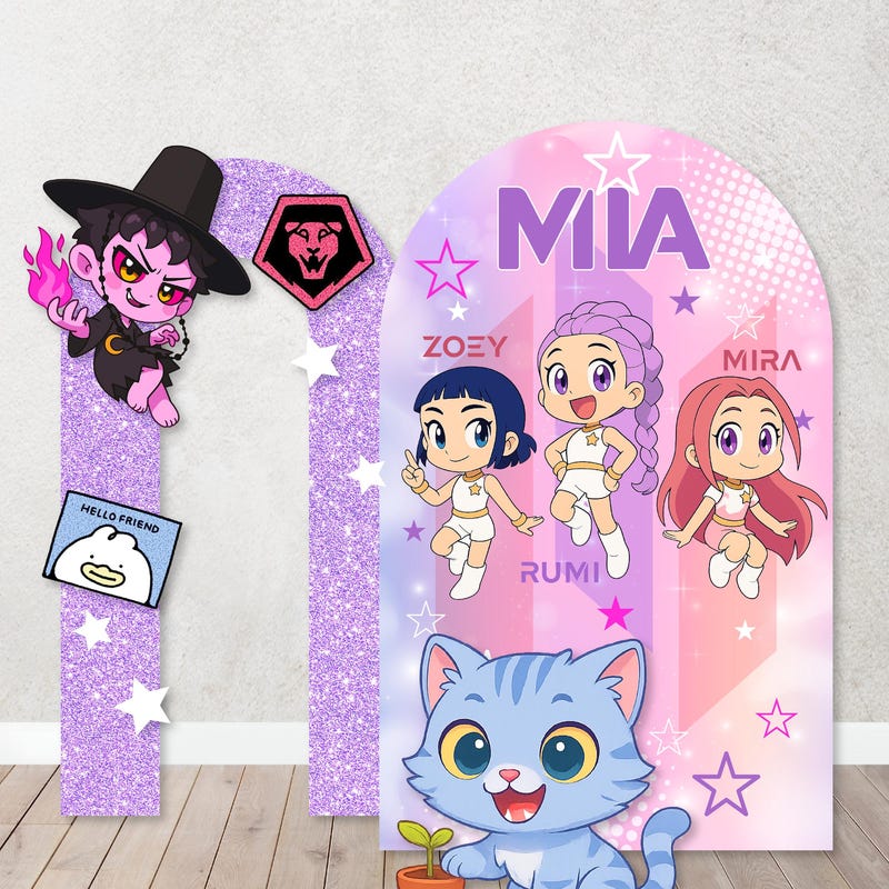 Kpop Arch Backdrop Cover - Etsy