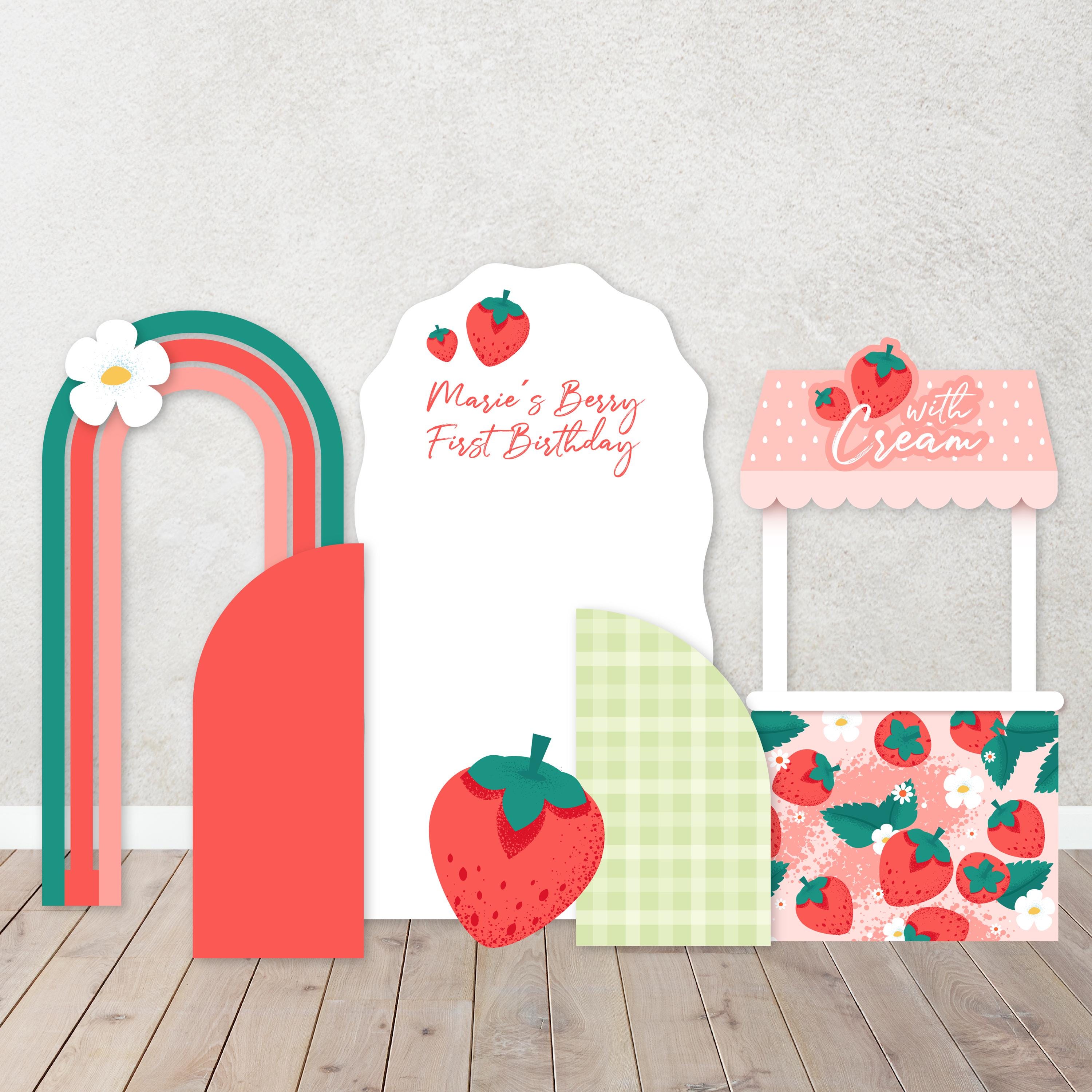 Characters/custom PROPS Cutouts in Foam Board Coroplast, Strawberry ...