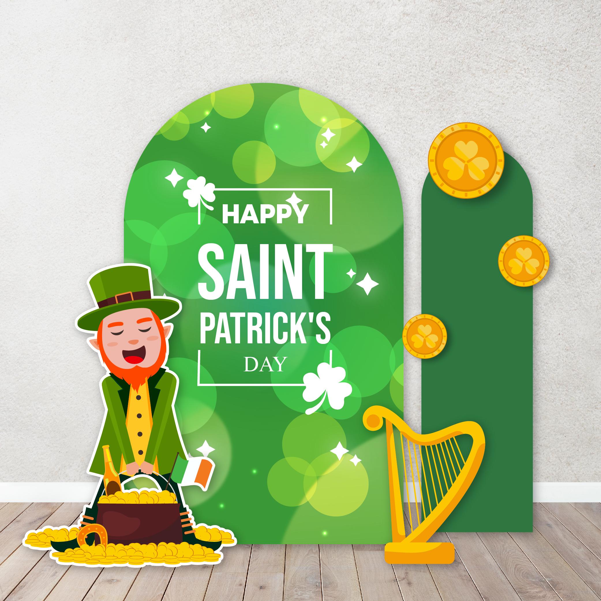 Characters/custom PROPS Cutouts in Foam Board- St Patricks Day Backdrop ...
