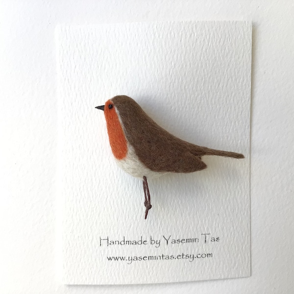 Felt Robin - Etsy UK