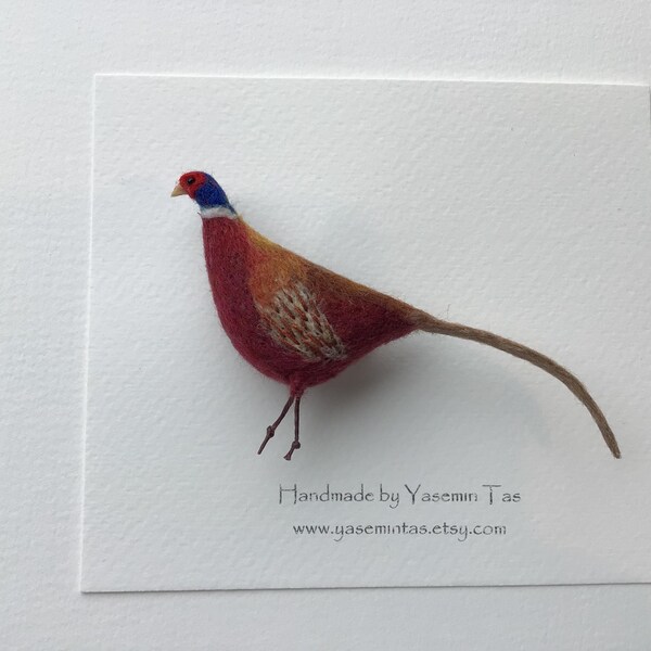 Pheasant Pin - Etsy