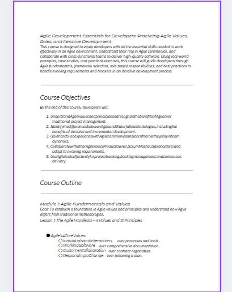 Agile Essentials for Developers - Etsy