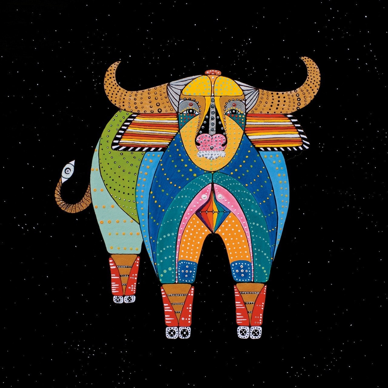 ZODIAC OX ART Chinese Zodiac Animals by Thailan When - Etsy