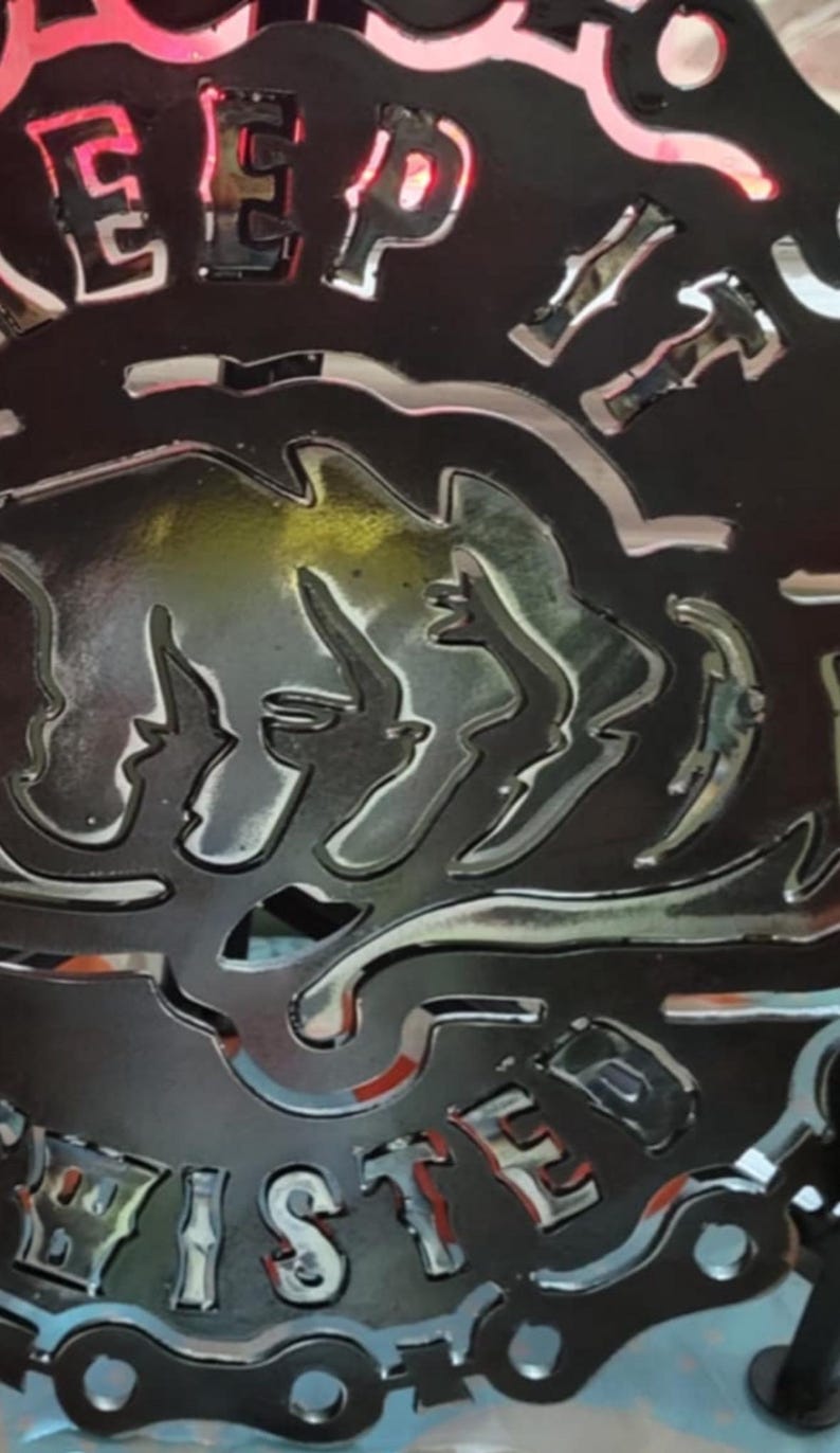 Keep It Twisted Dxf File Motorcycle Plasma Lazer - Etsy