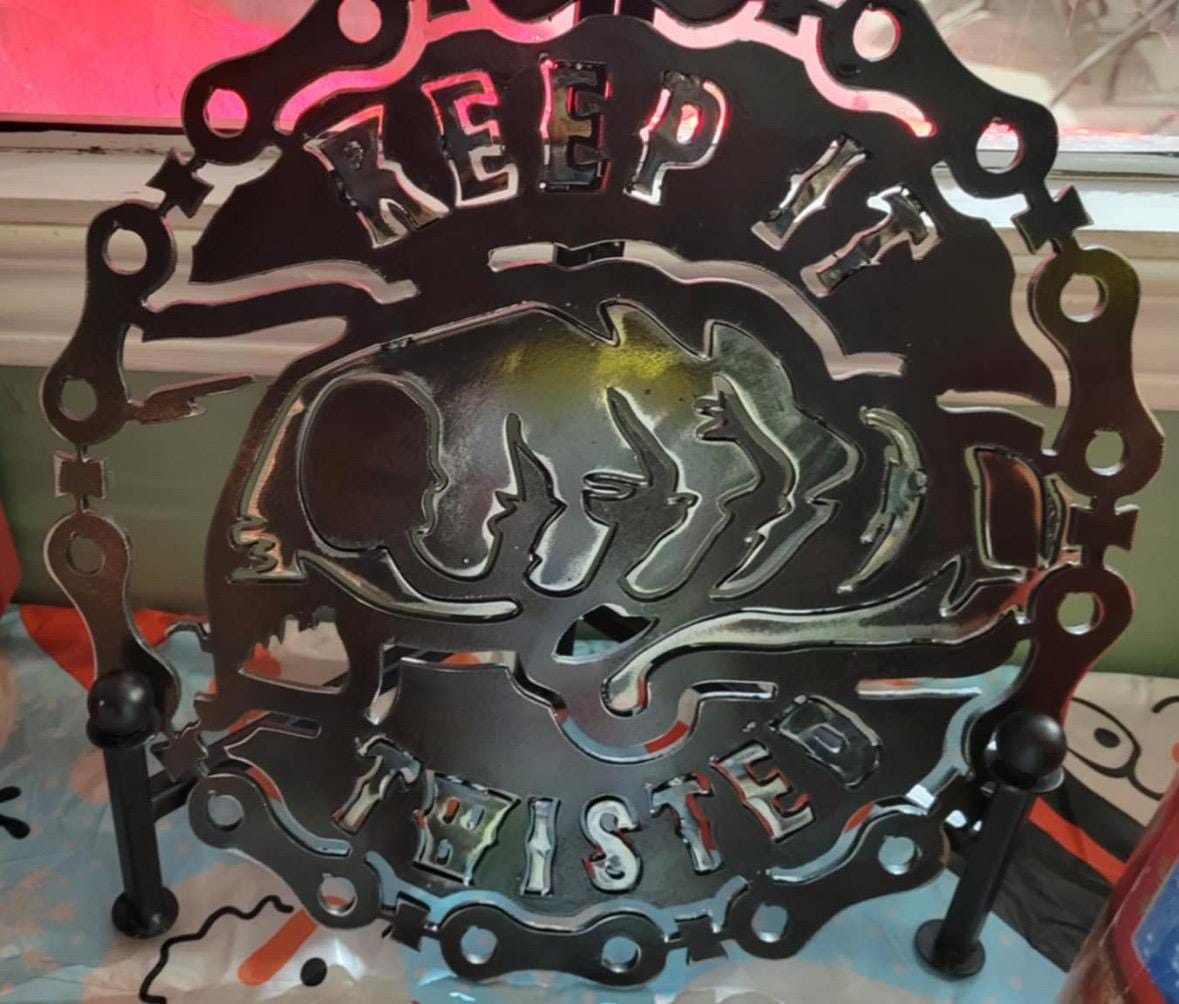 Keep It Twisted Dxf File Motorcycle Plasma Lazer - Etsy