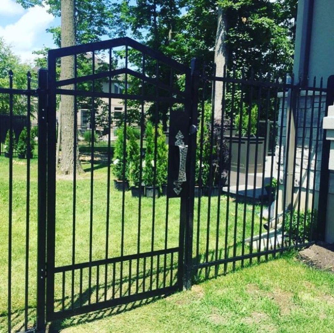 DXF- Garden Gate - CNC Laser Cut Design, Decorative Metal Gate Pattern ...